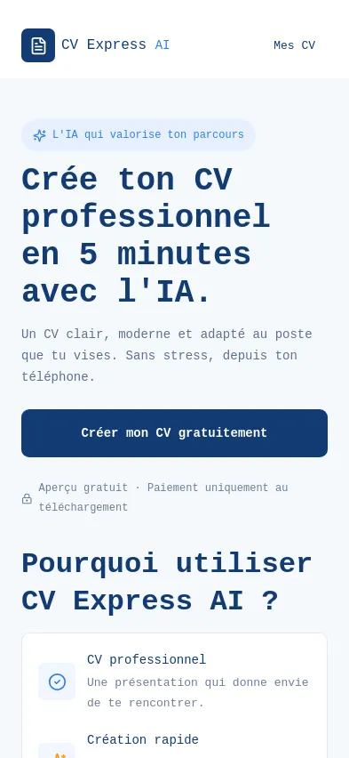 CV Express AI Mobile