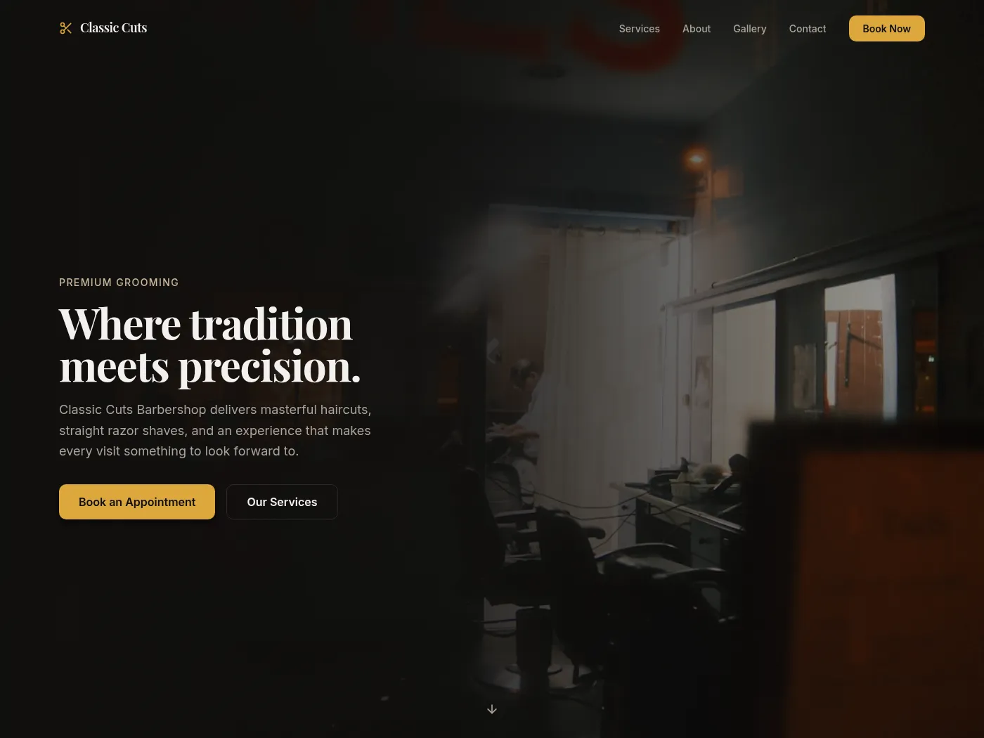 Barber Shop Web Hub