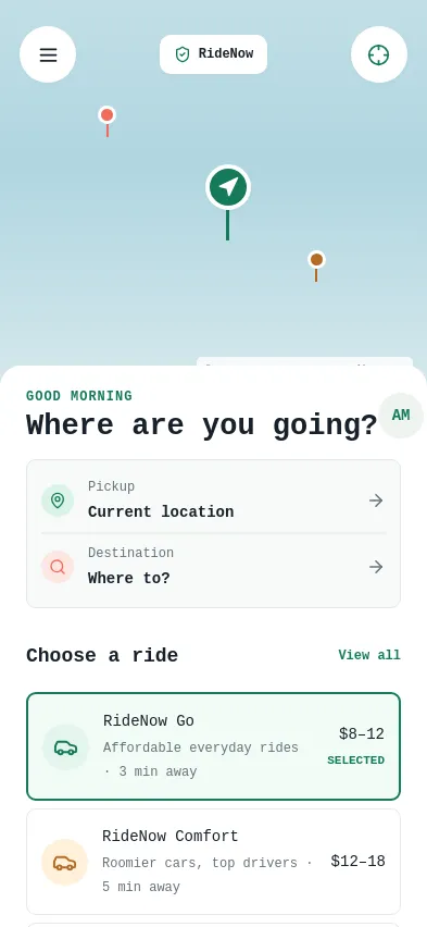 RideNow Mobile