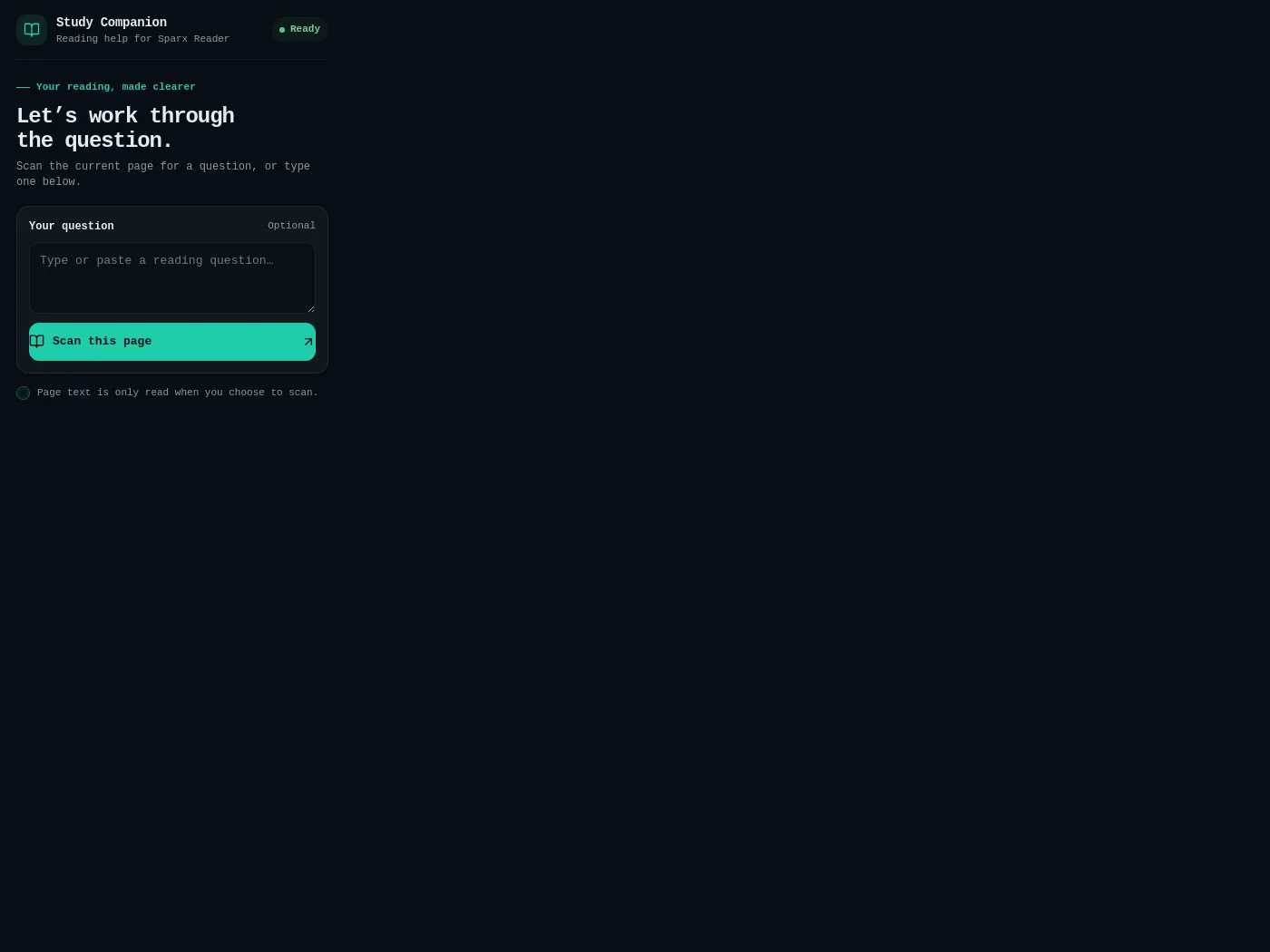 Sparx AI Study Helper