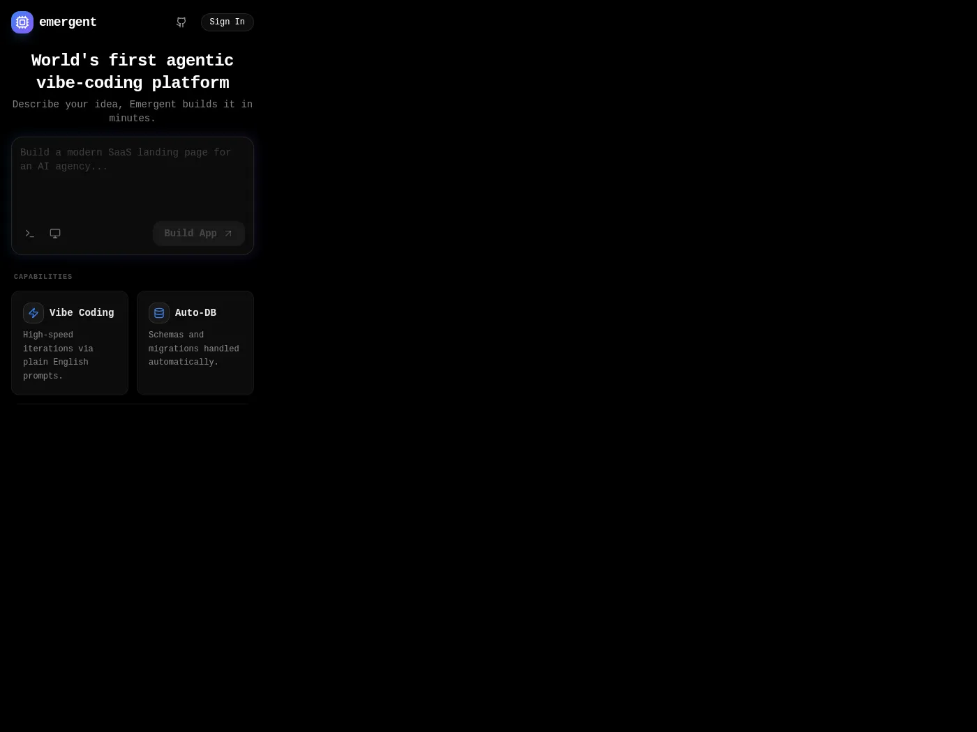 Emergent.sh Extension Clone