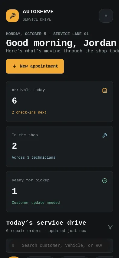 AutoServe Assistant