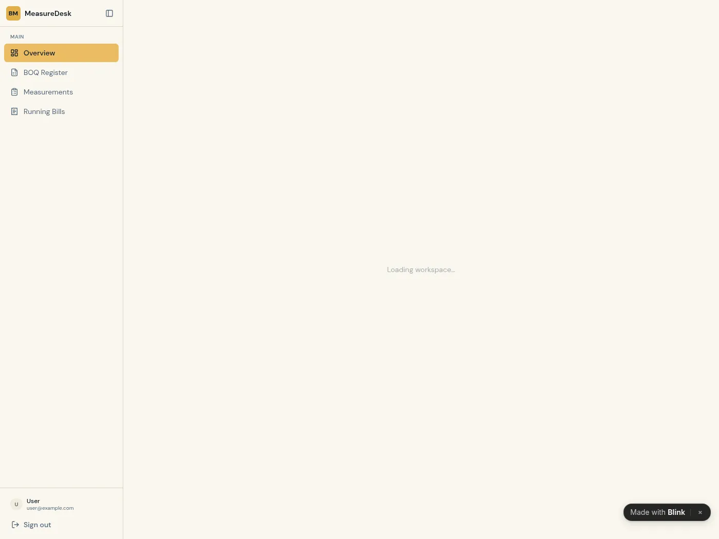 BOQ Measurement Portal