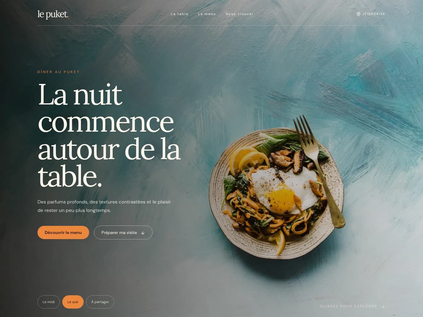 Le Puket Landing Page