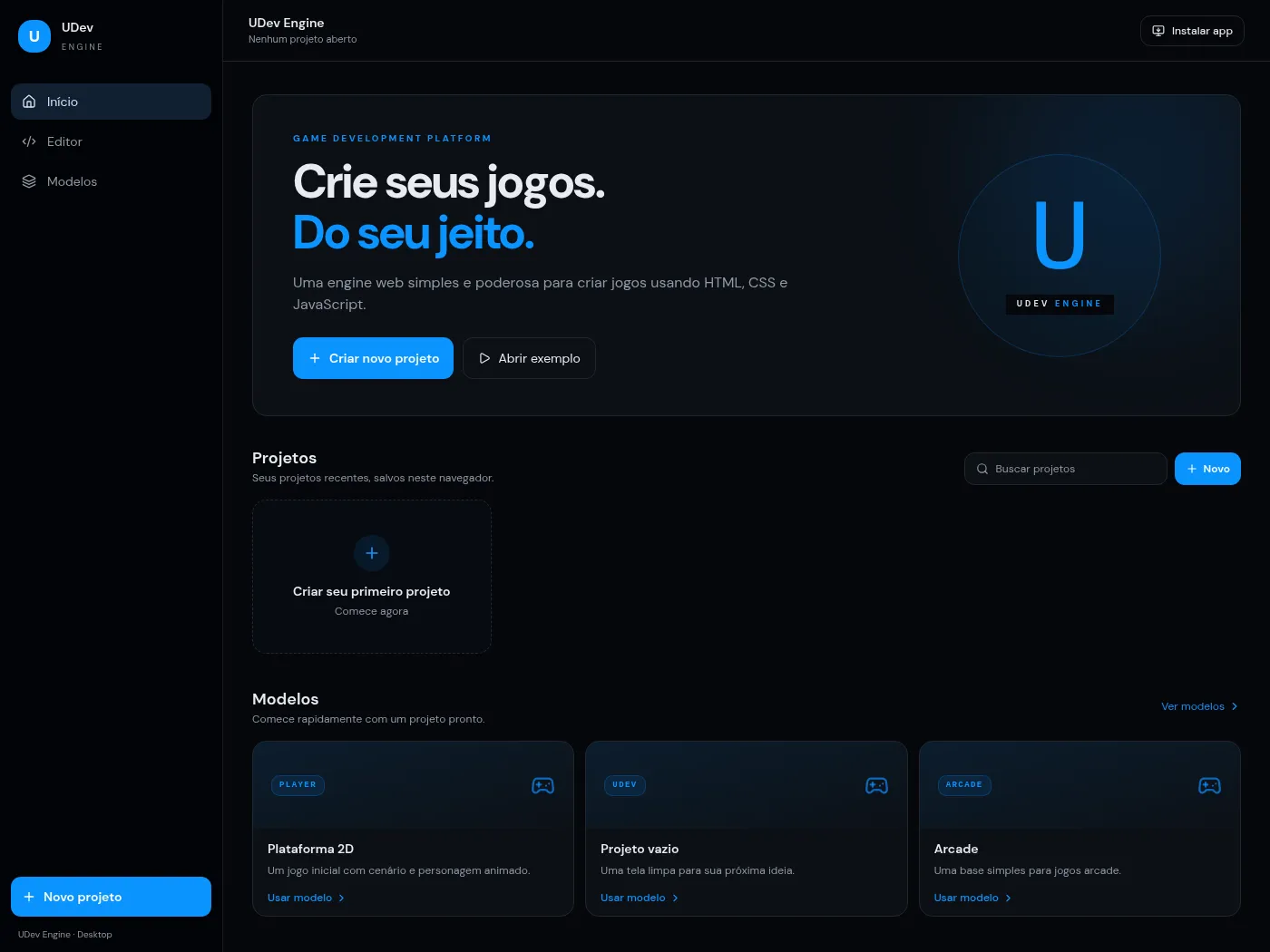 Udev Engine Desktop