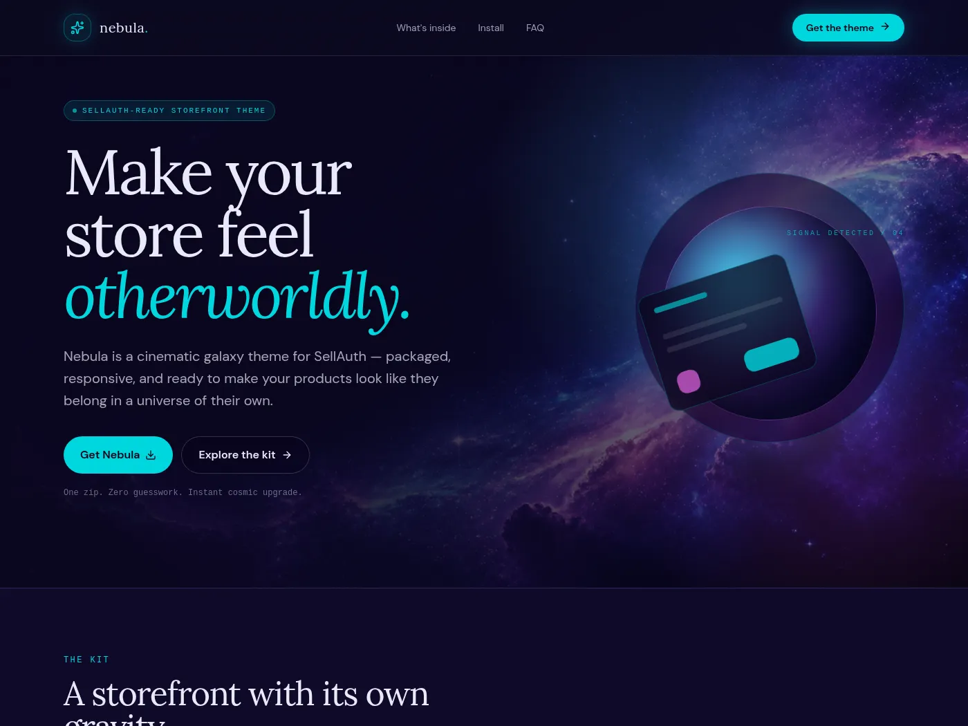 Cosmic Storefront Theme