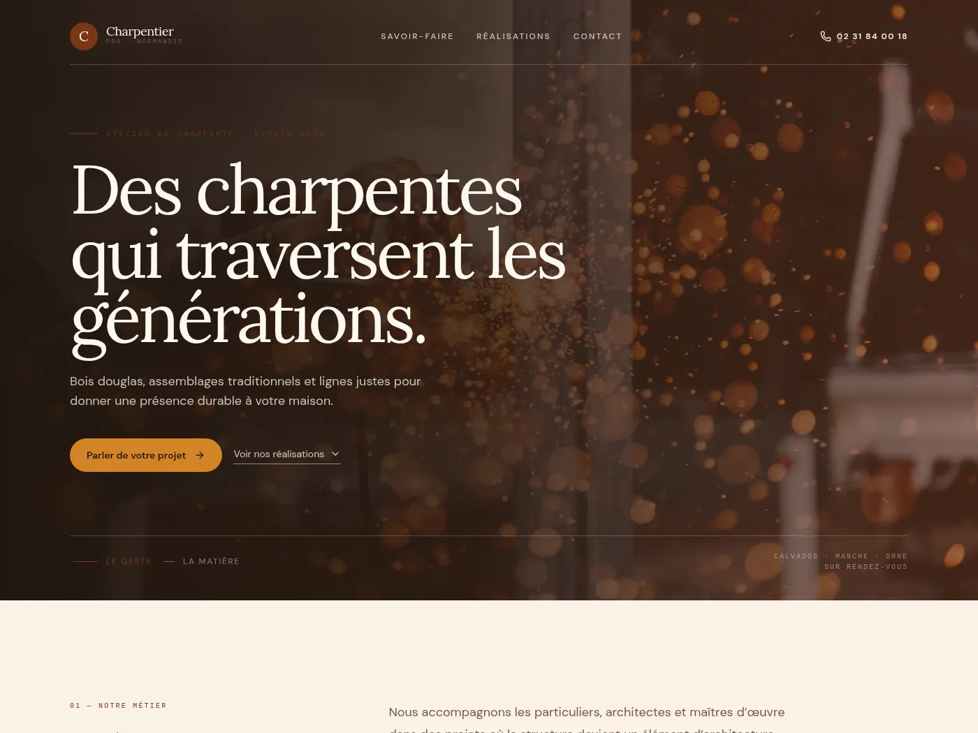Charpentier Pro Web