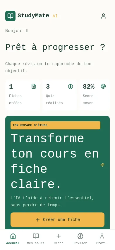 StudyMate AI