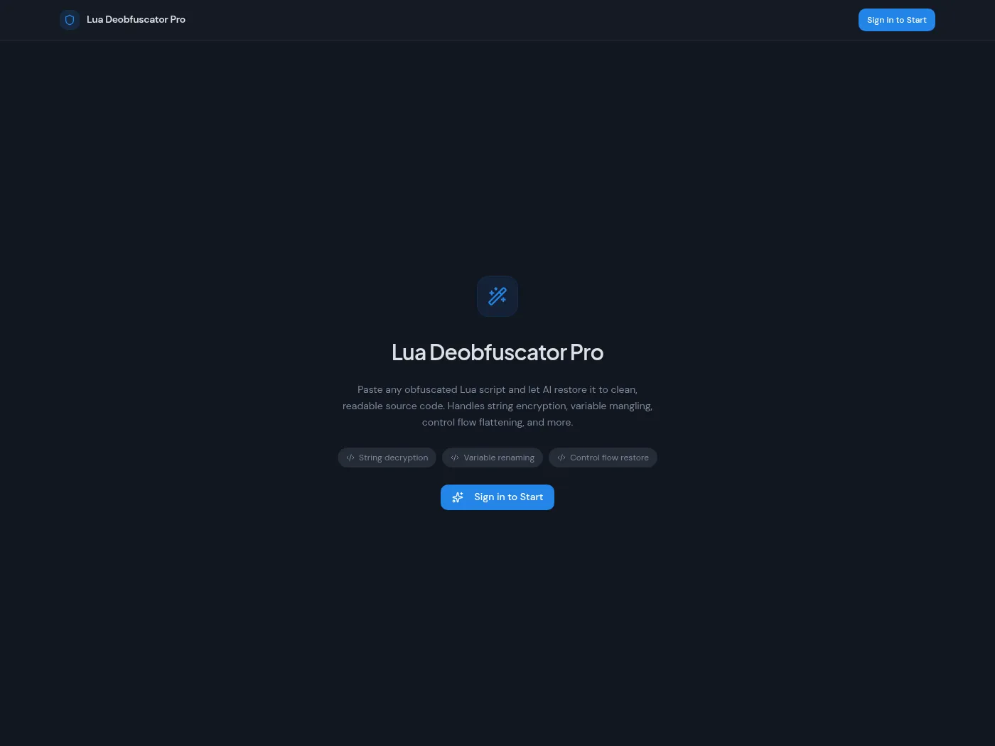 Lua Deobfuscator Pro