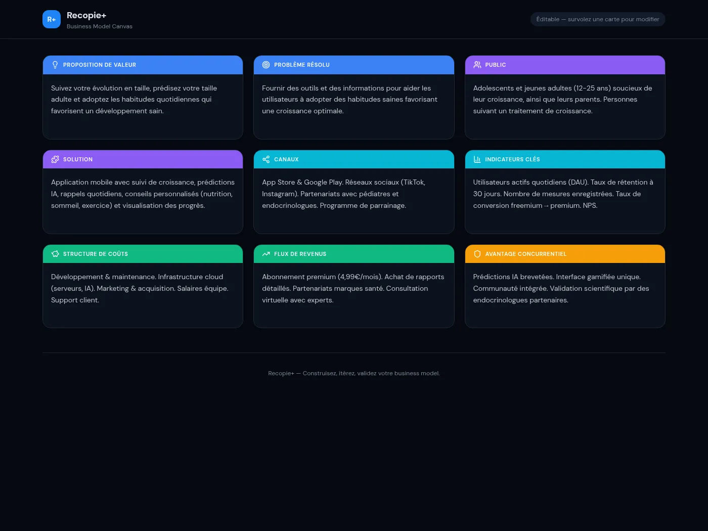 Recopie+ App
