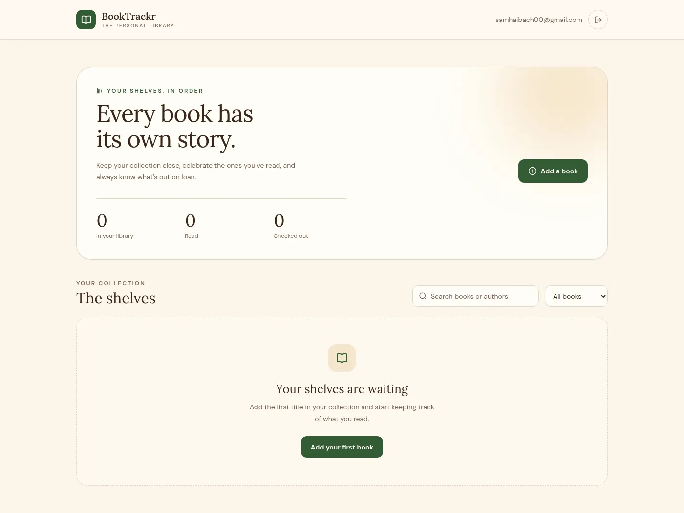 BookTrackr Library App