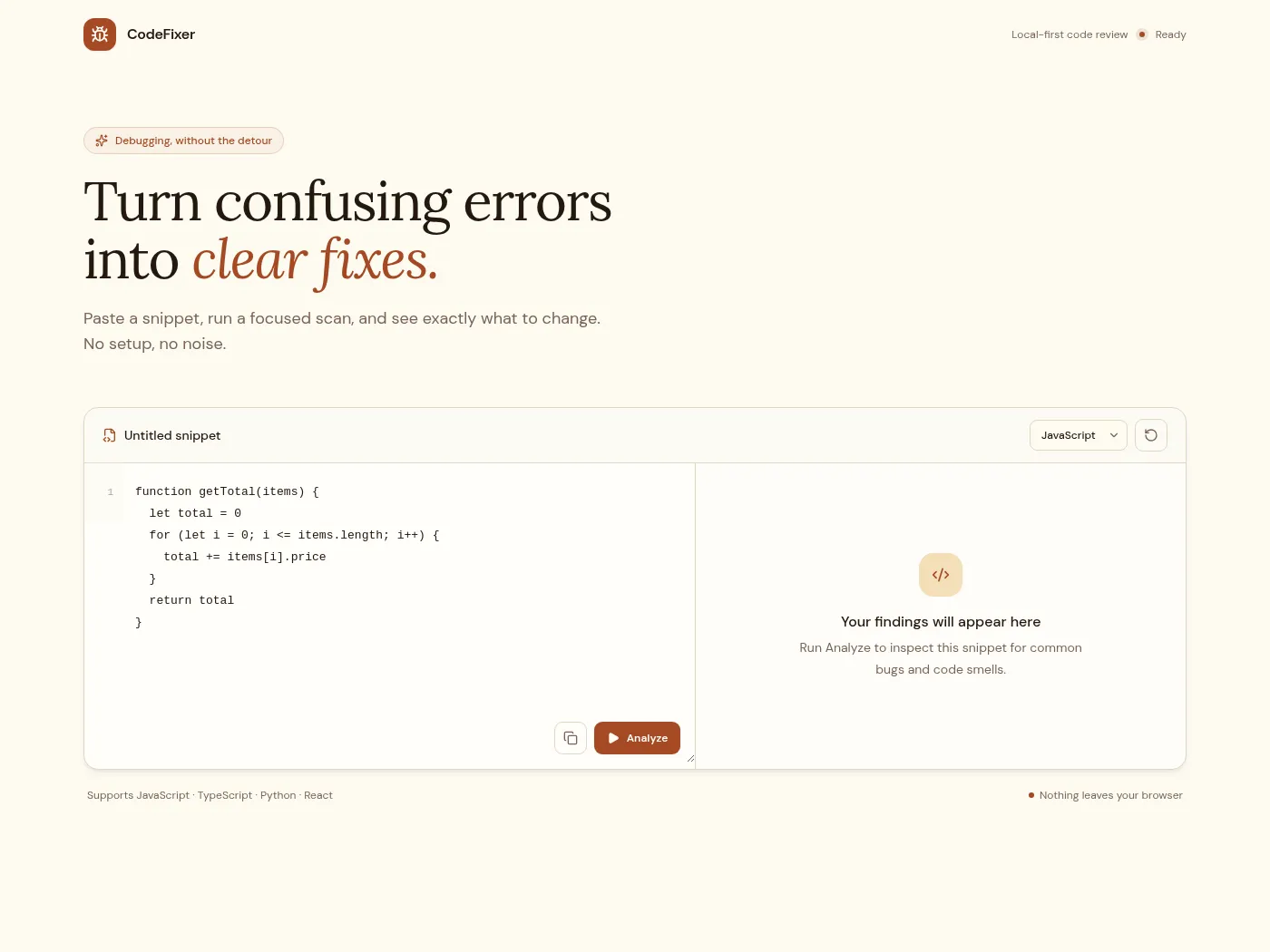 CodeFixer