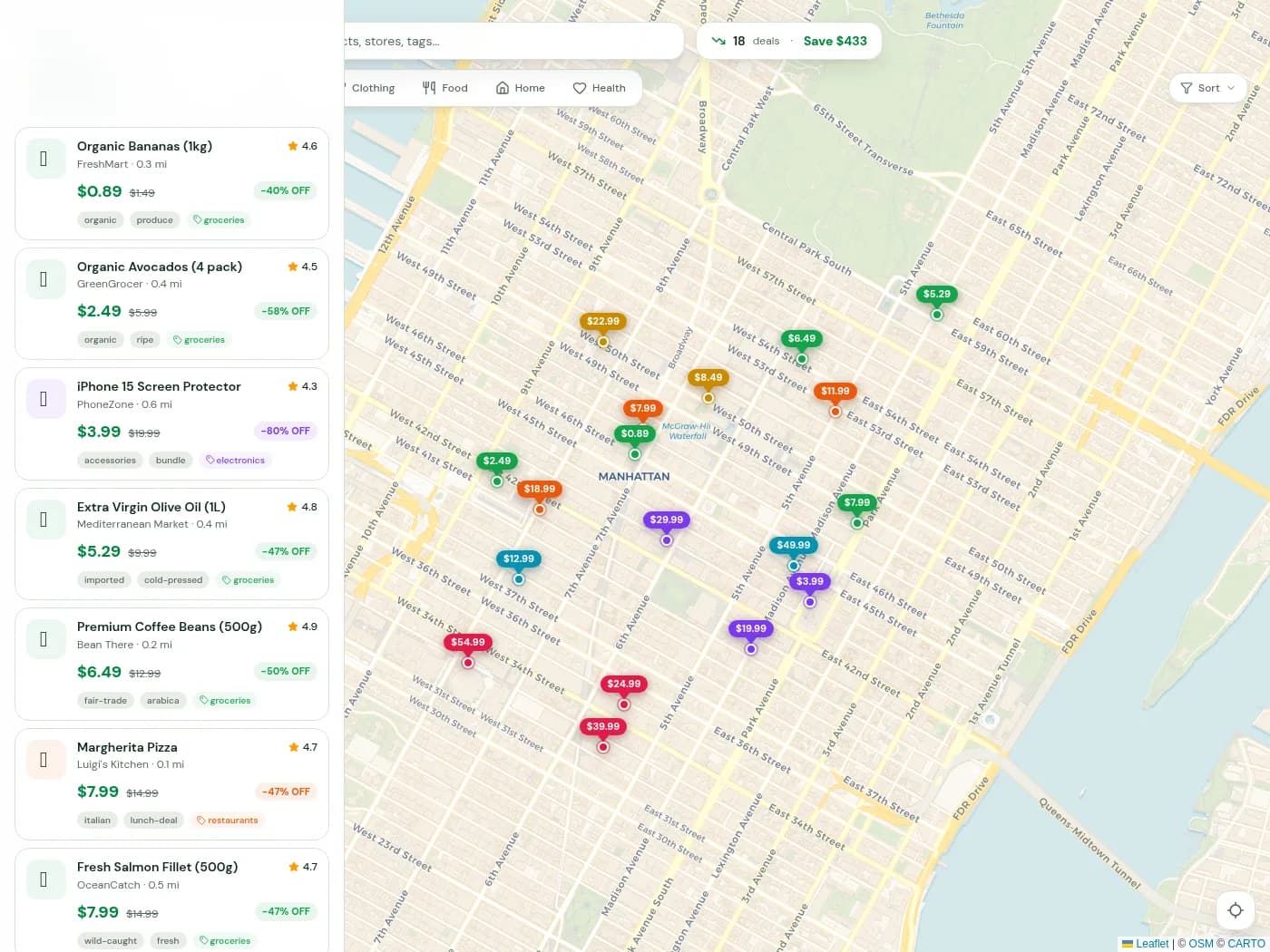 DealSpotter Map