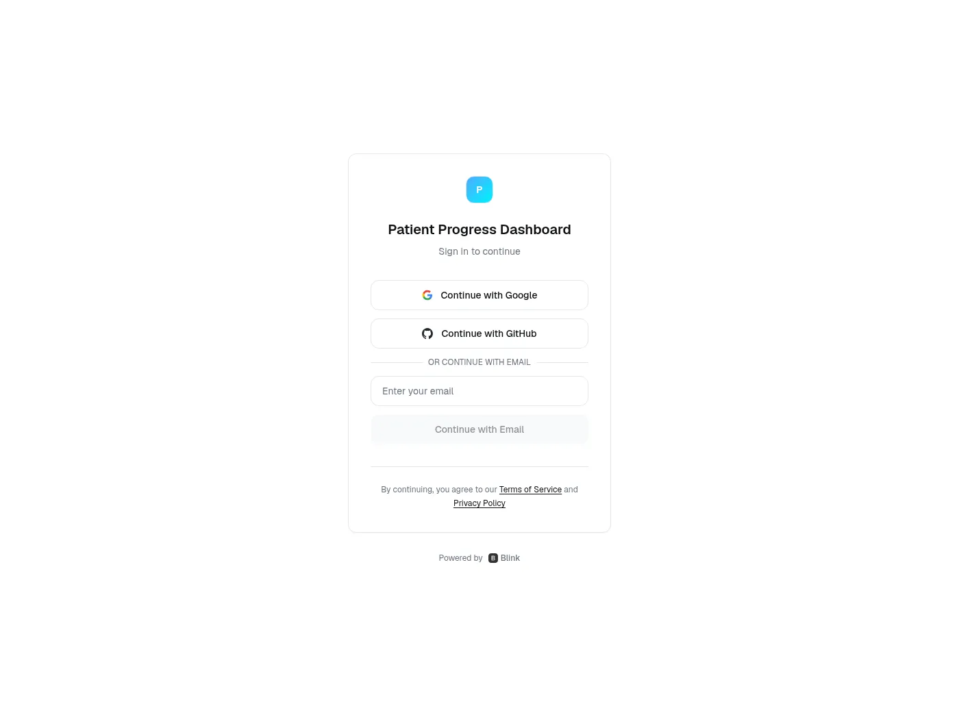 Patient Progress Dashboard