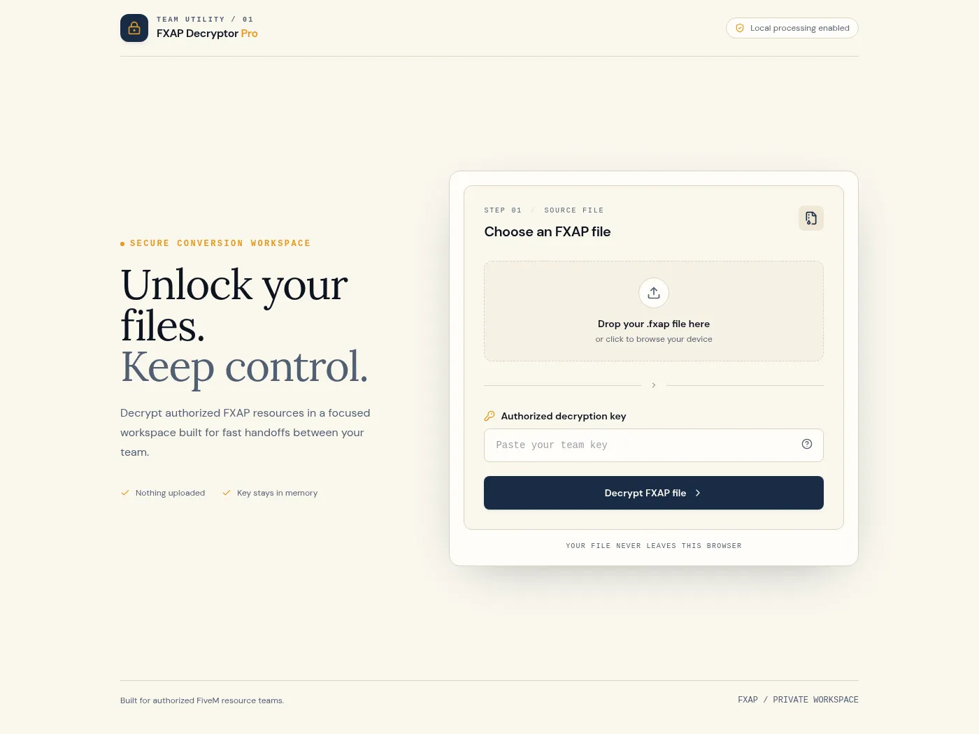 FXAP Decryptor Pro