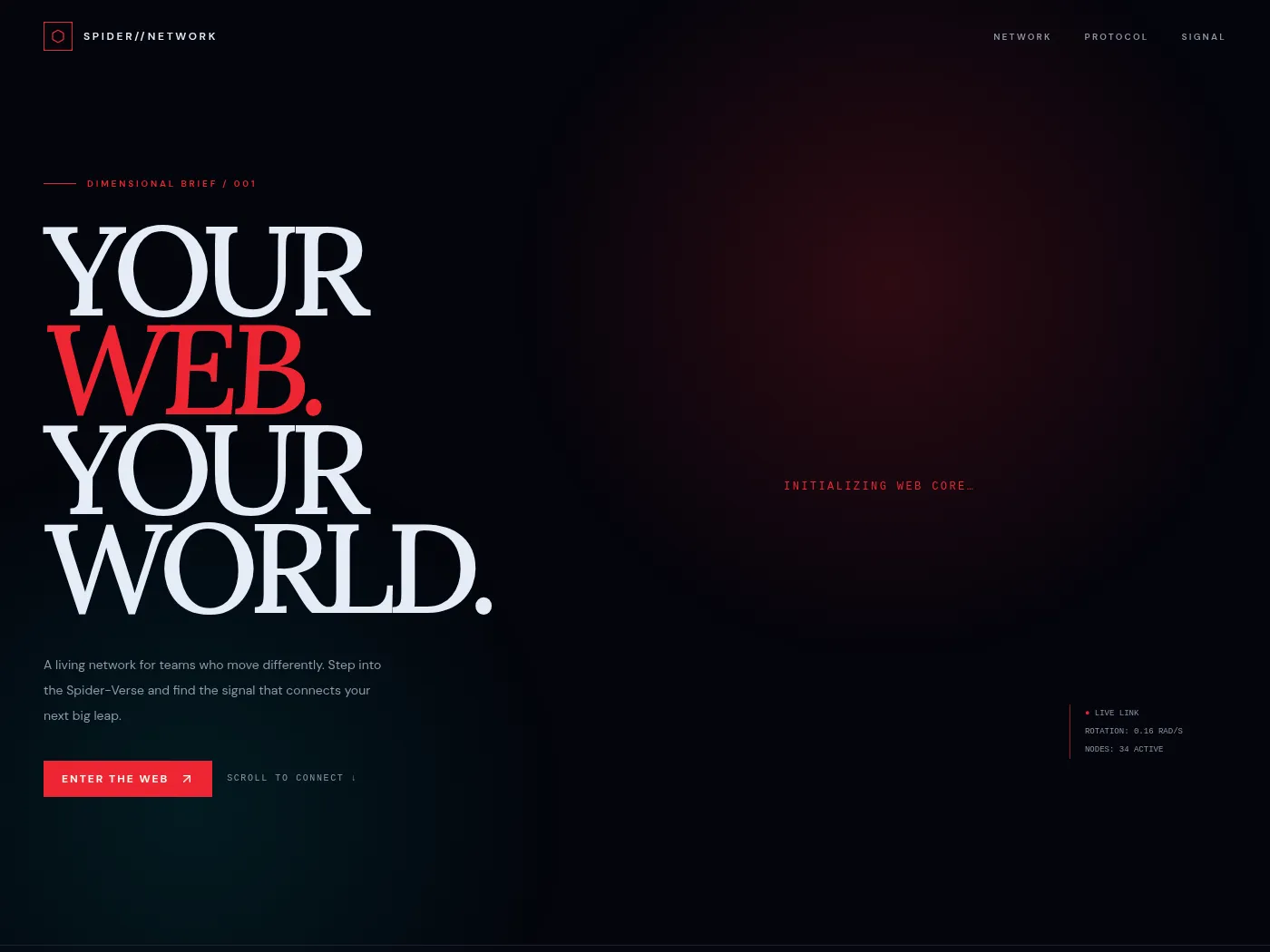 Spider-Verse 3D Web