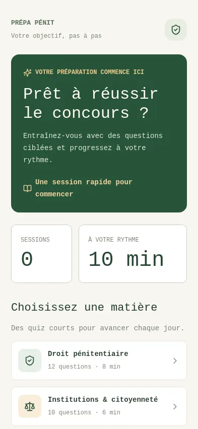 Prépa Pénit