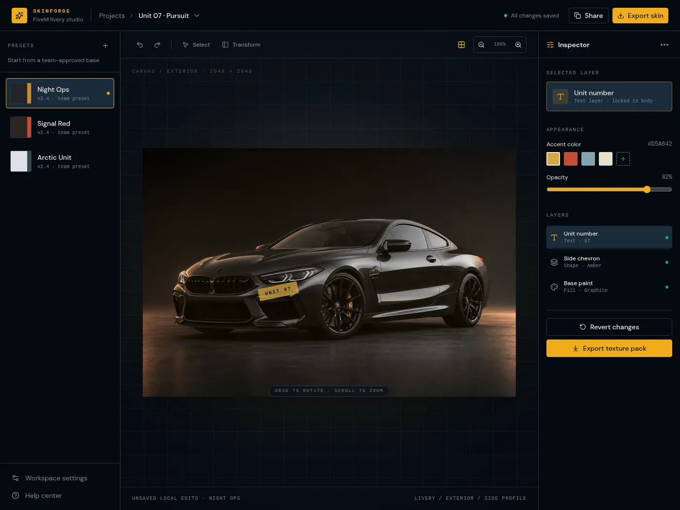 FiveM Skin Designer