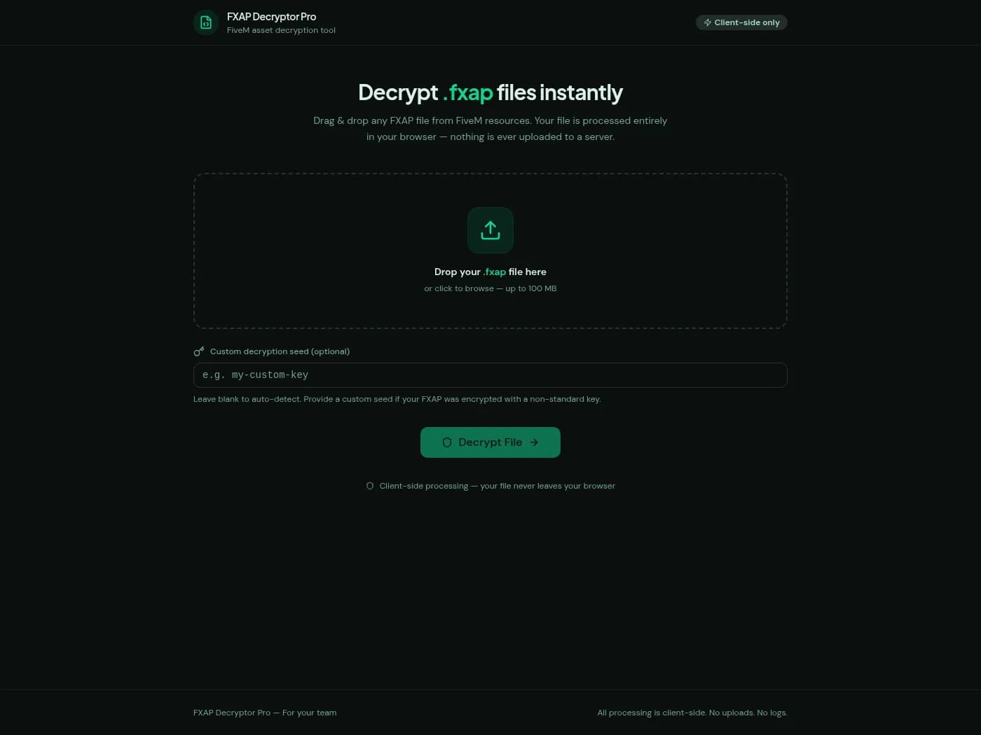 FXAP Decryptor Pro