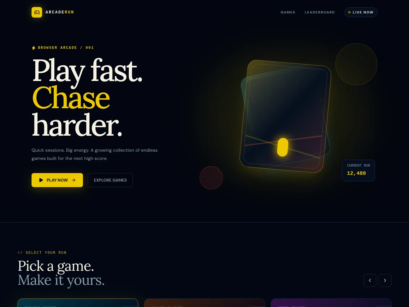 Endless Runner Arcade