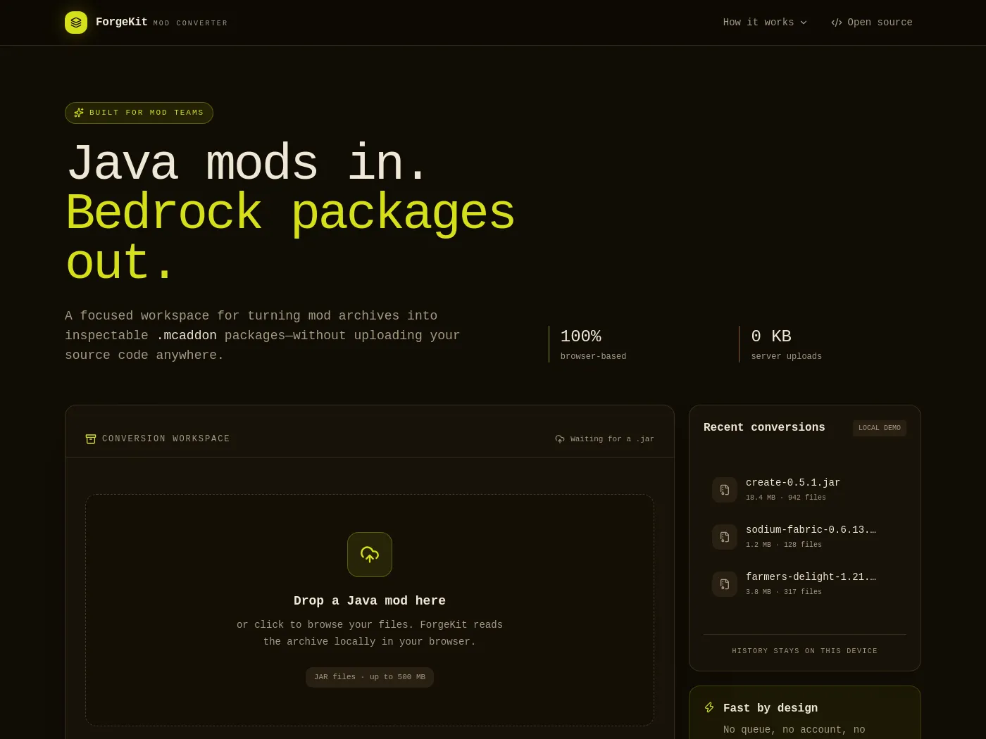 Minecraft Mod Converter