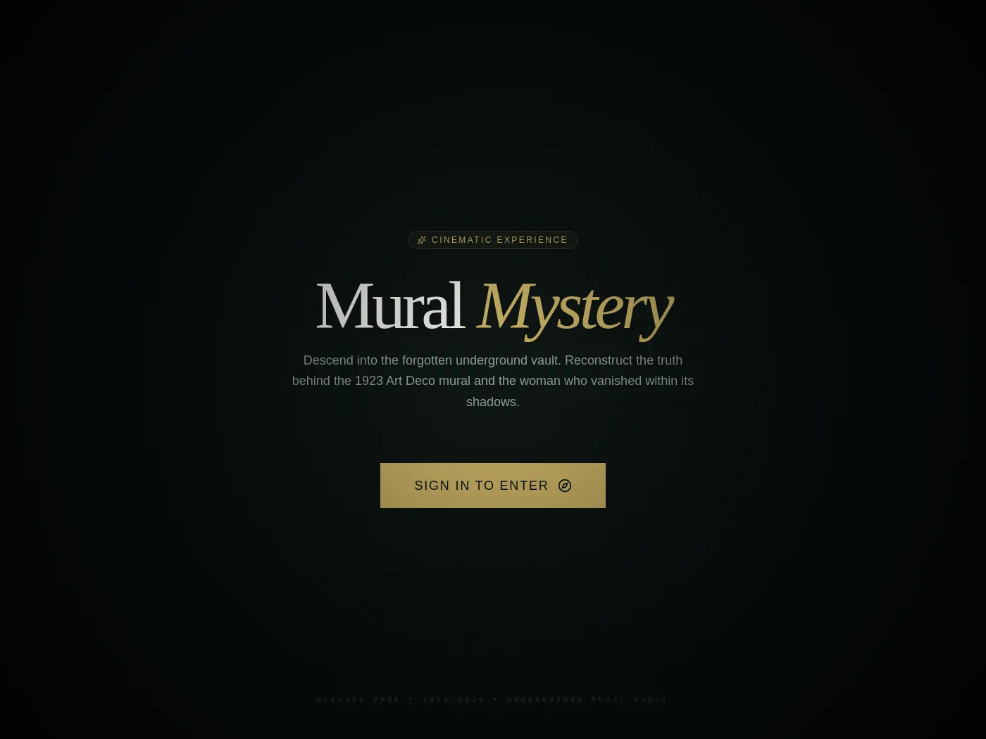 Mural Mystery Cinematic