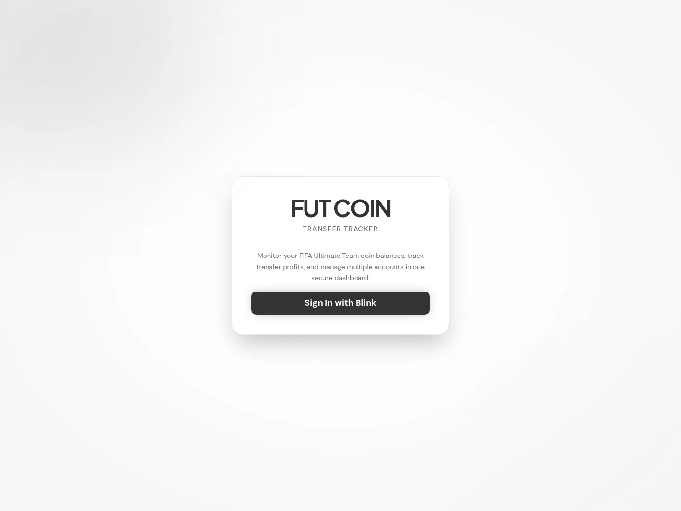 FUT Coin Tracker