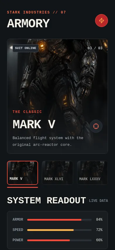 Iron Hero Armors App