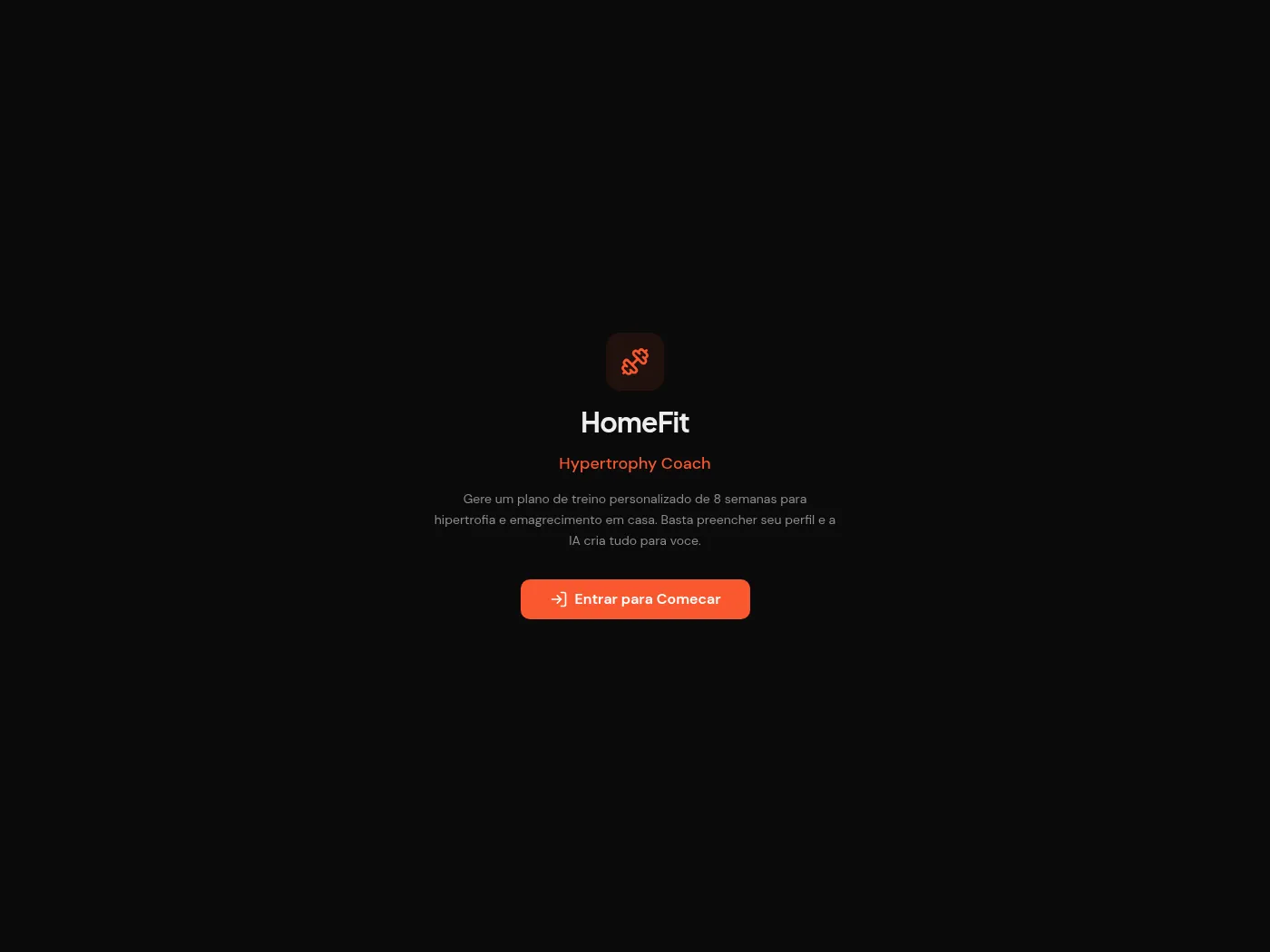 HomeFit Hypertrophy Coach