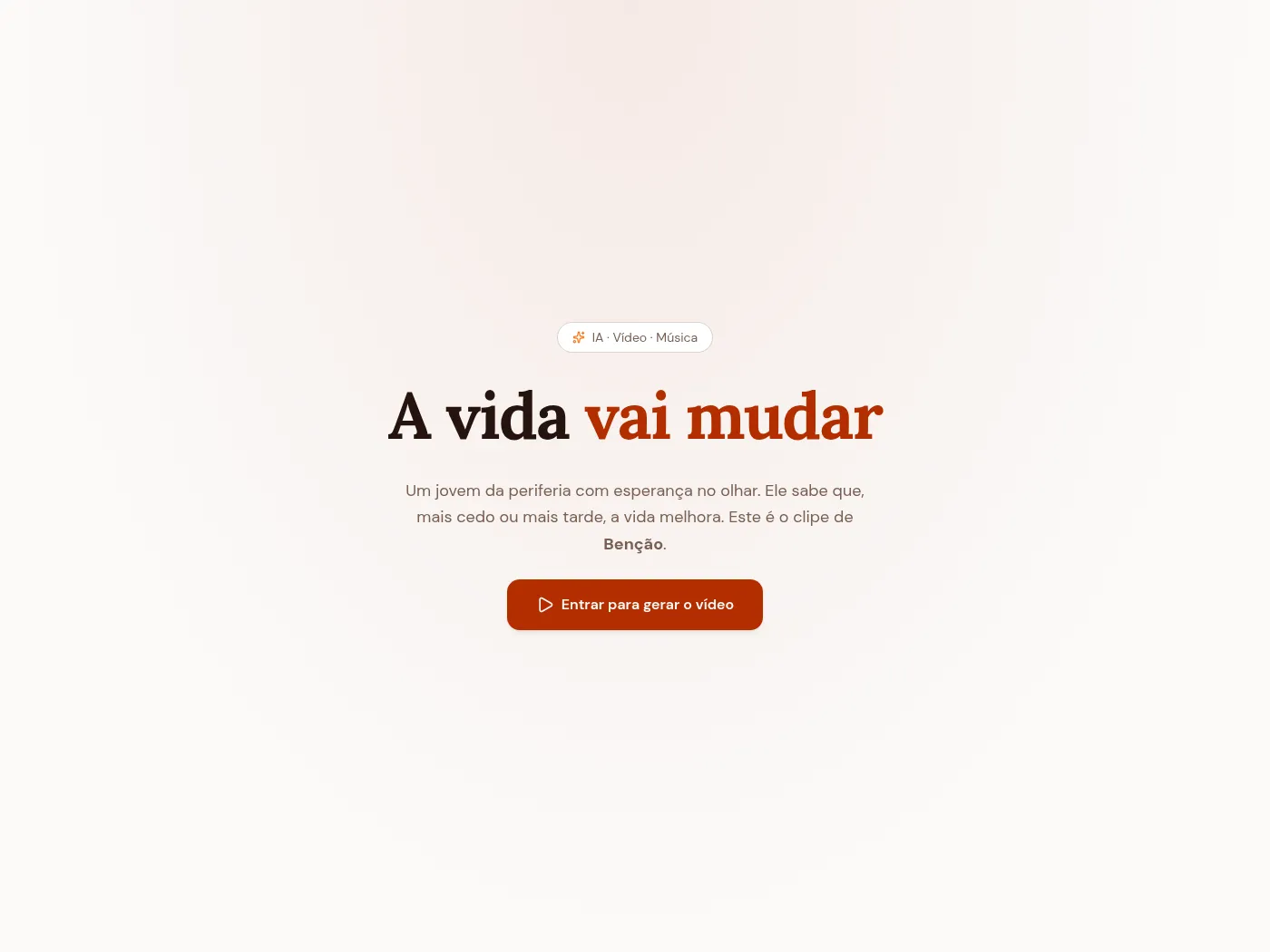 Vida Vai Mudar App