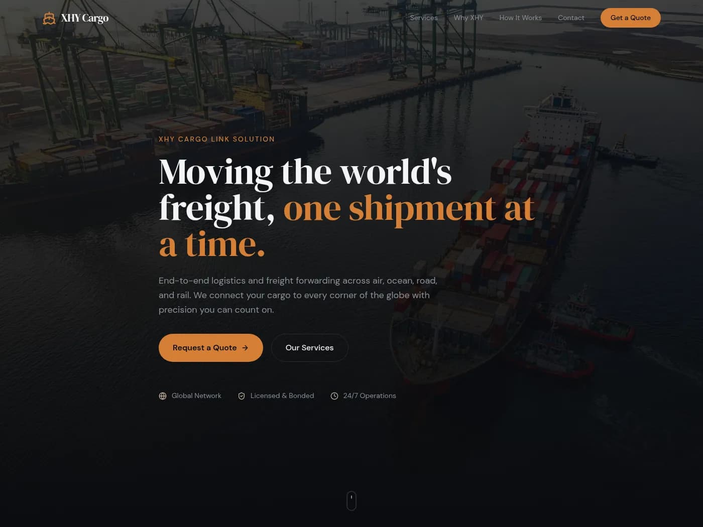 XHY Cargo Landing Site