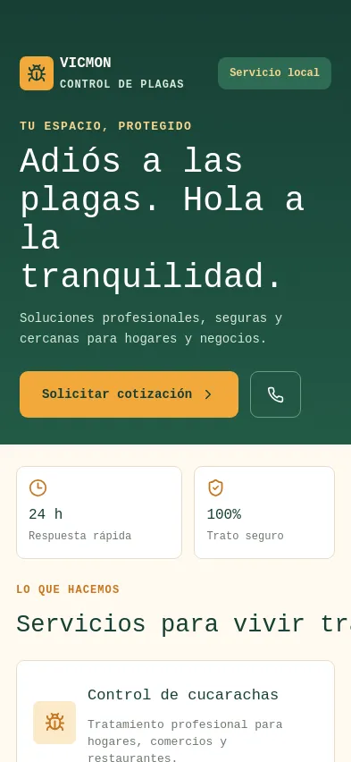 Vicmon Control Plagas