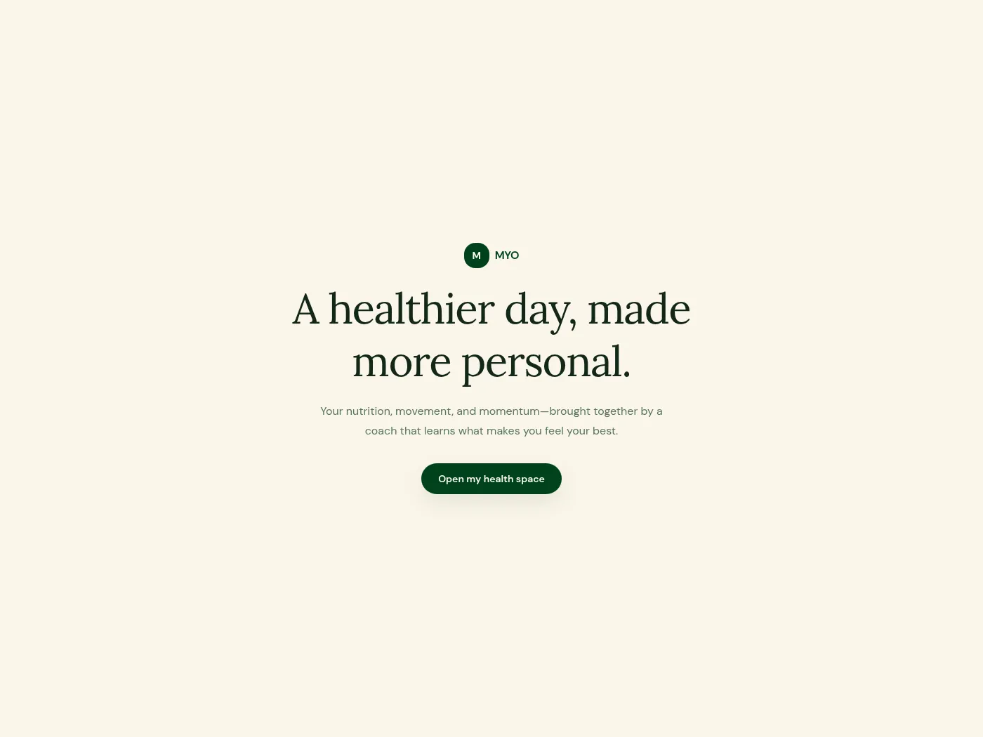 MYO AI Health Coach