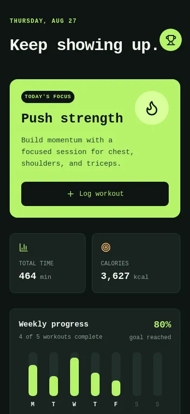 Gym Progress Tracker