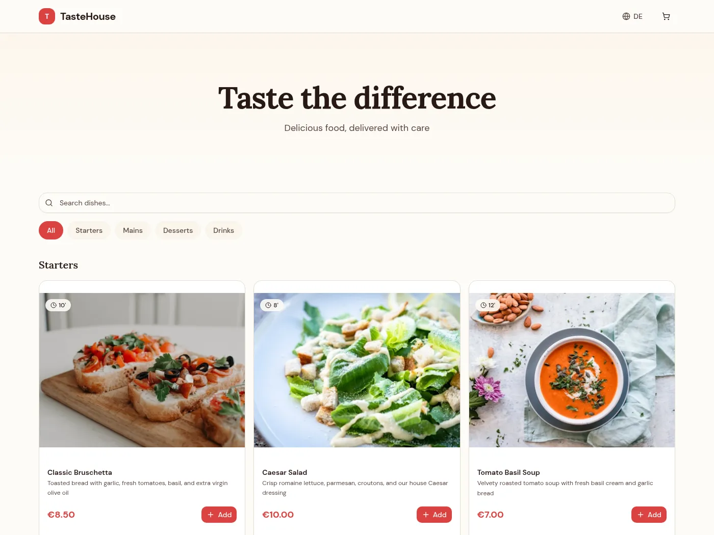Food Order Tracker