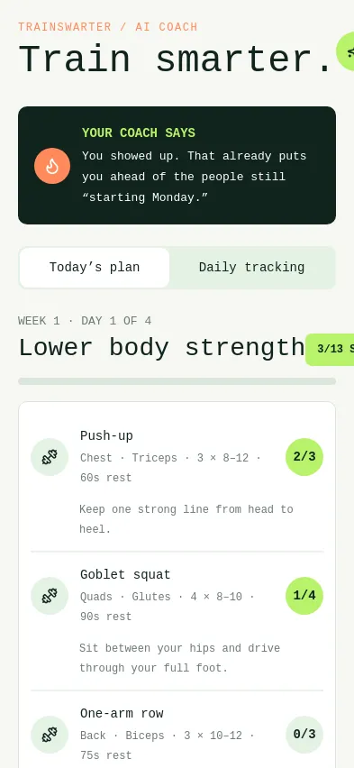TrainSmarter AI Coach