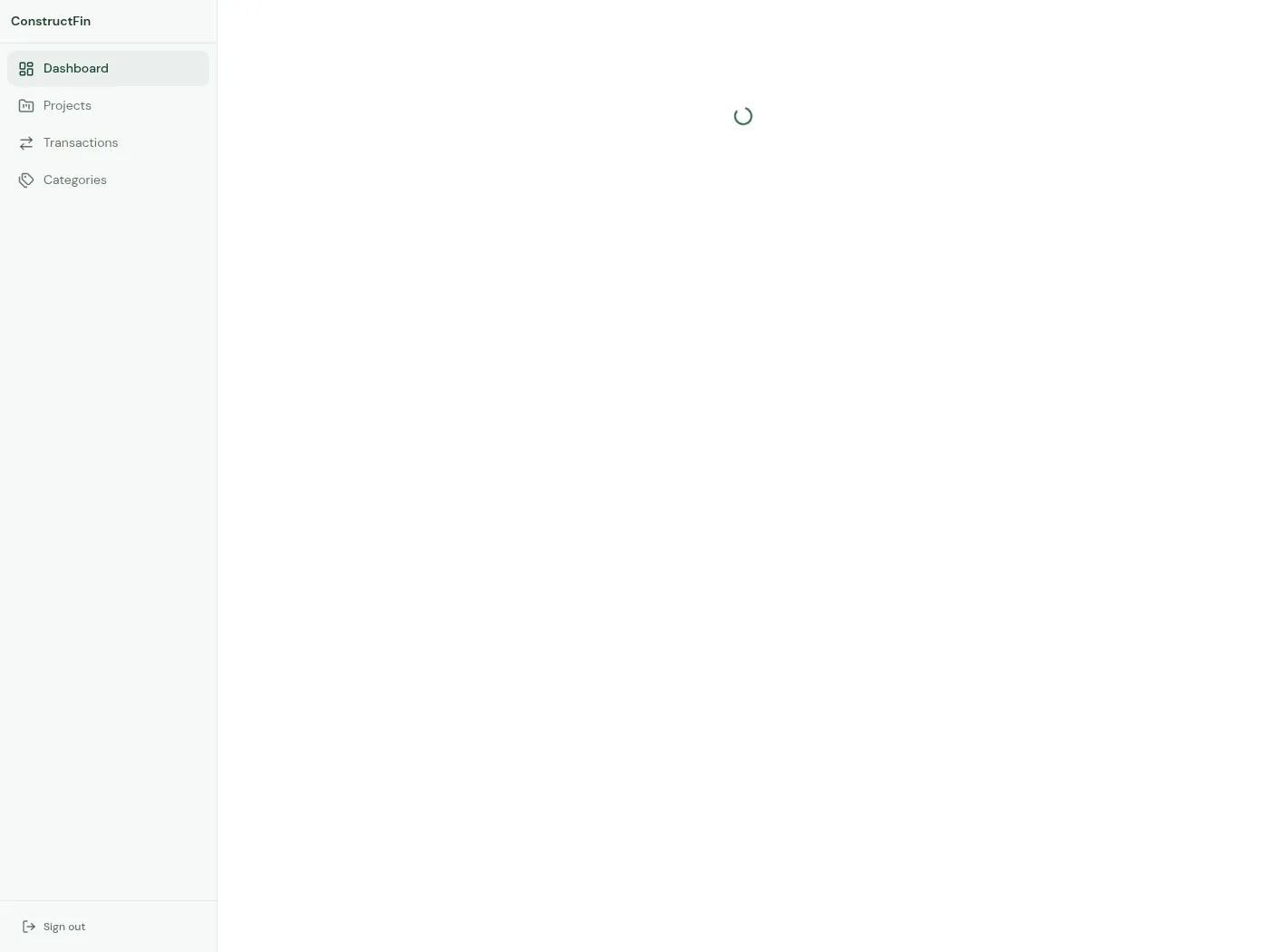ConstructFin Database
