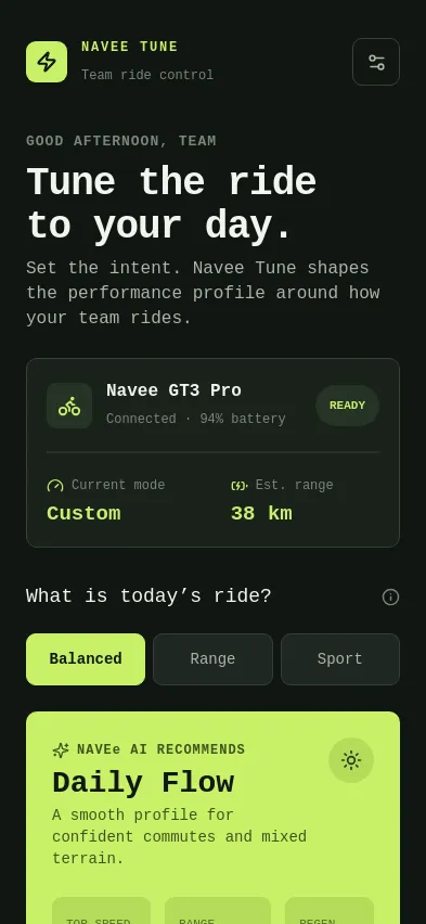 Navee Tune AI App