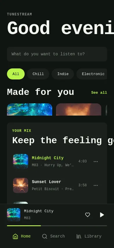 TuneStream Mobile