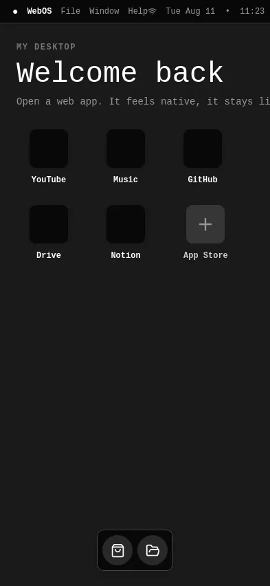 WebOS App Launcher