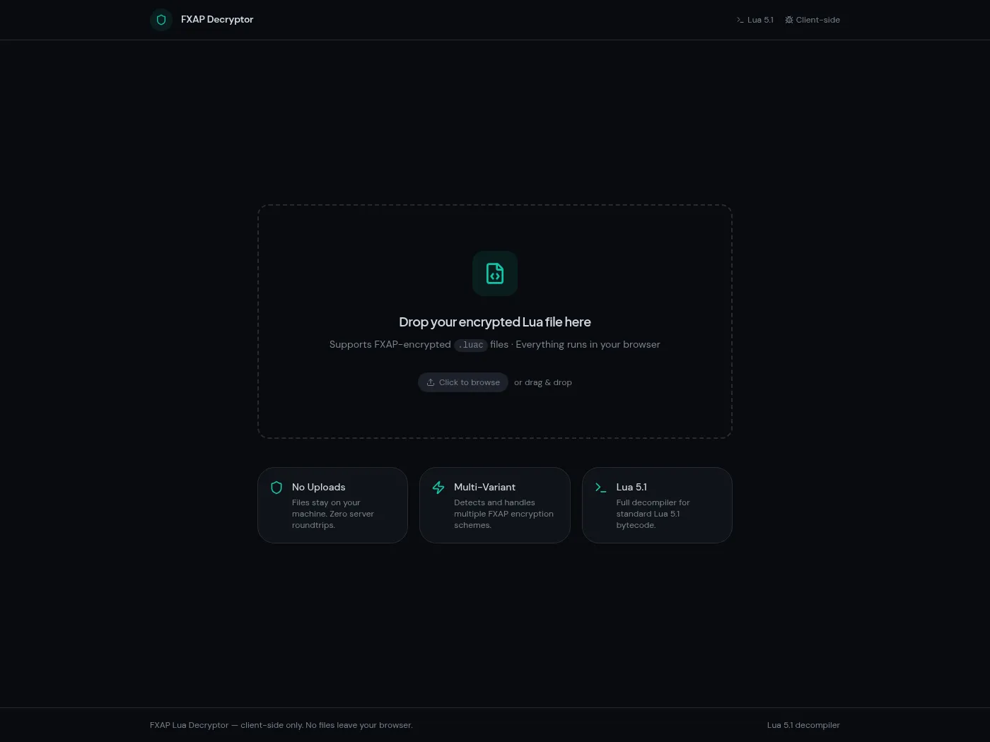 FXAP Lua Decryptor