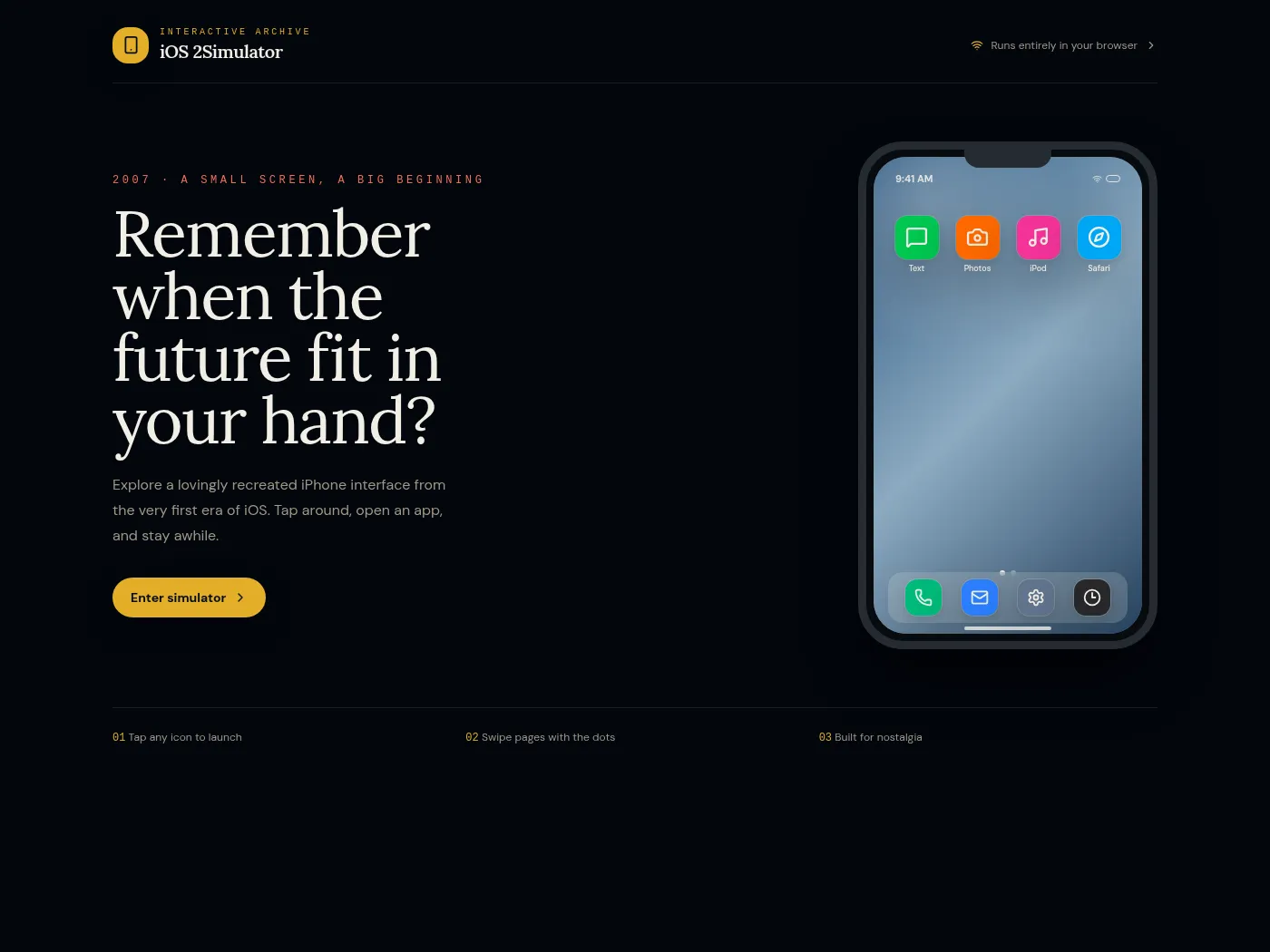 iOS 2Simulator Online