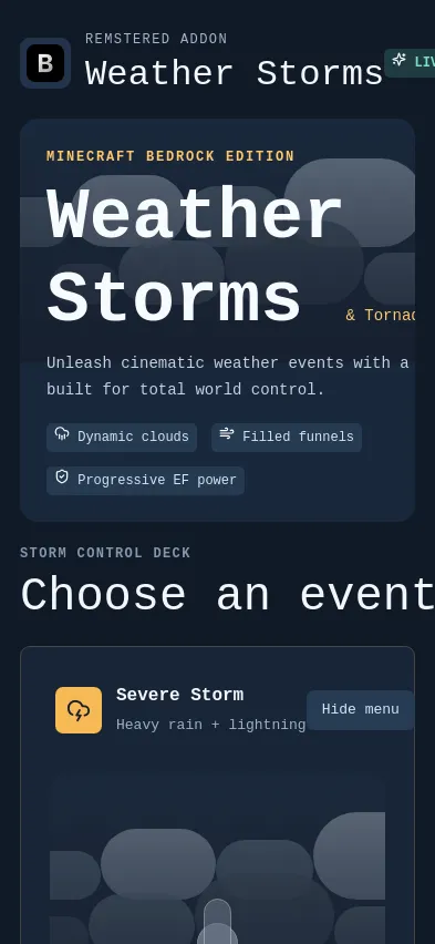 Weather Storms Remastered