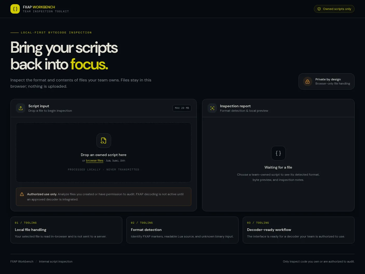 FXAP Decryptor Toolkit