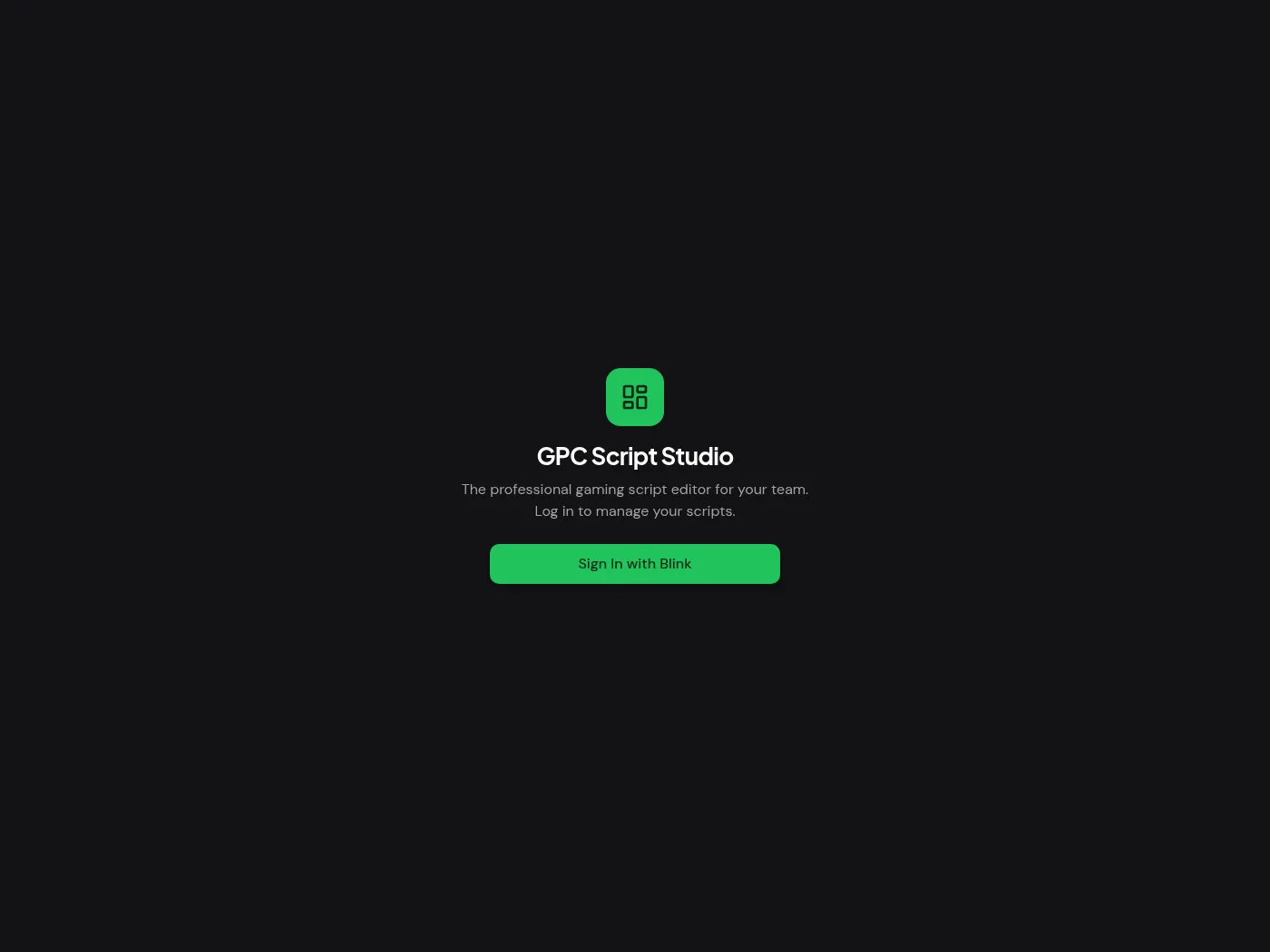 GPC Script Studio