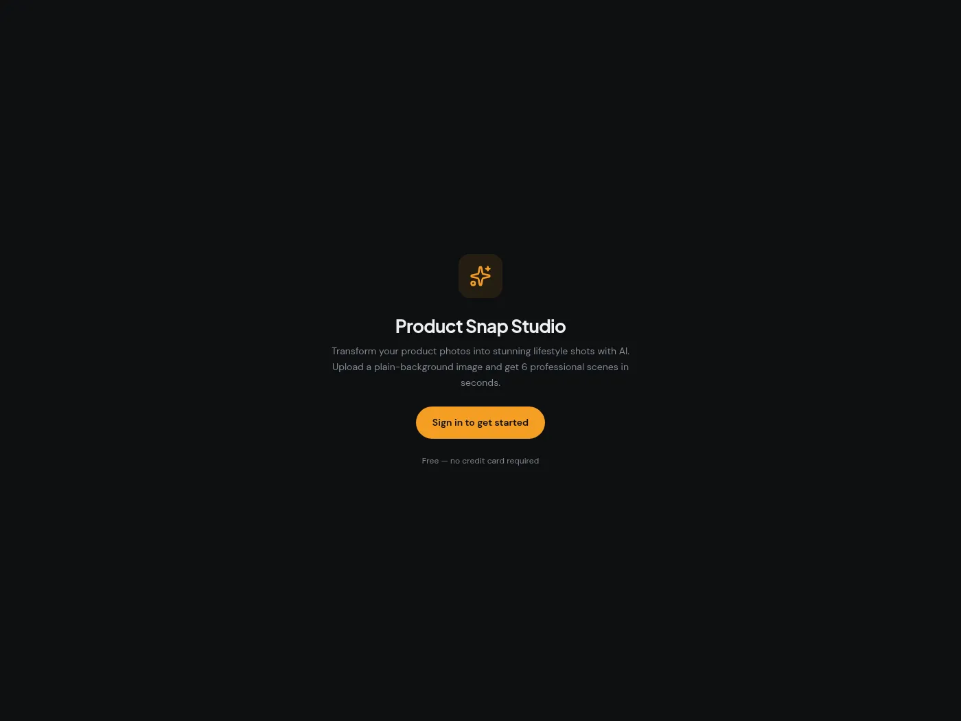 AI Product Snap Studio