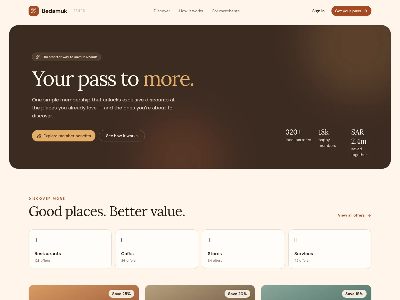 Bedamuk: QR Discount Hub