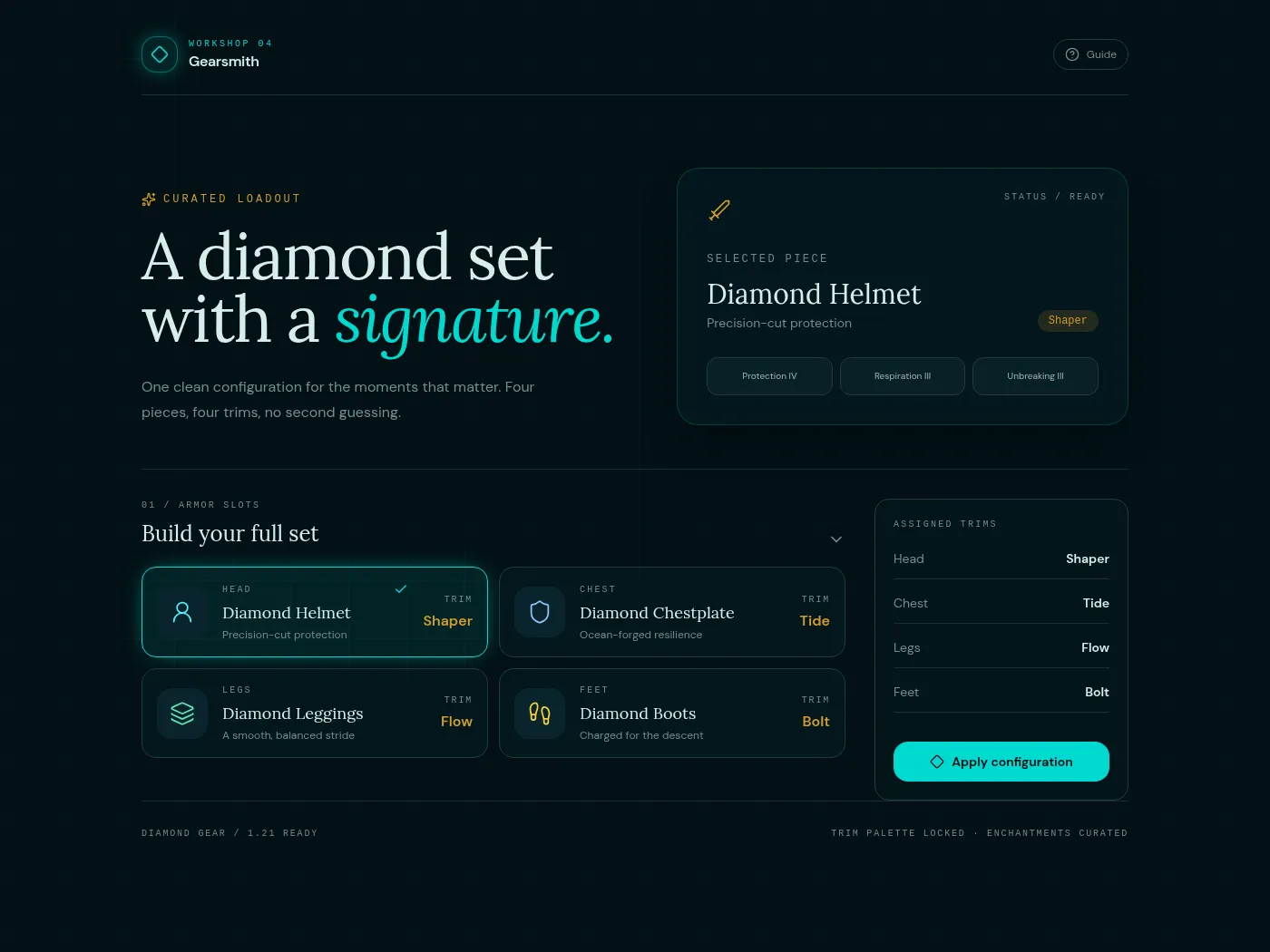Diamond Gear Customizer