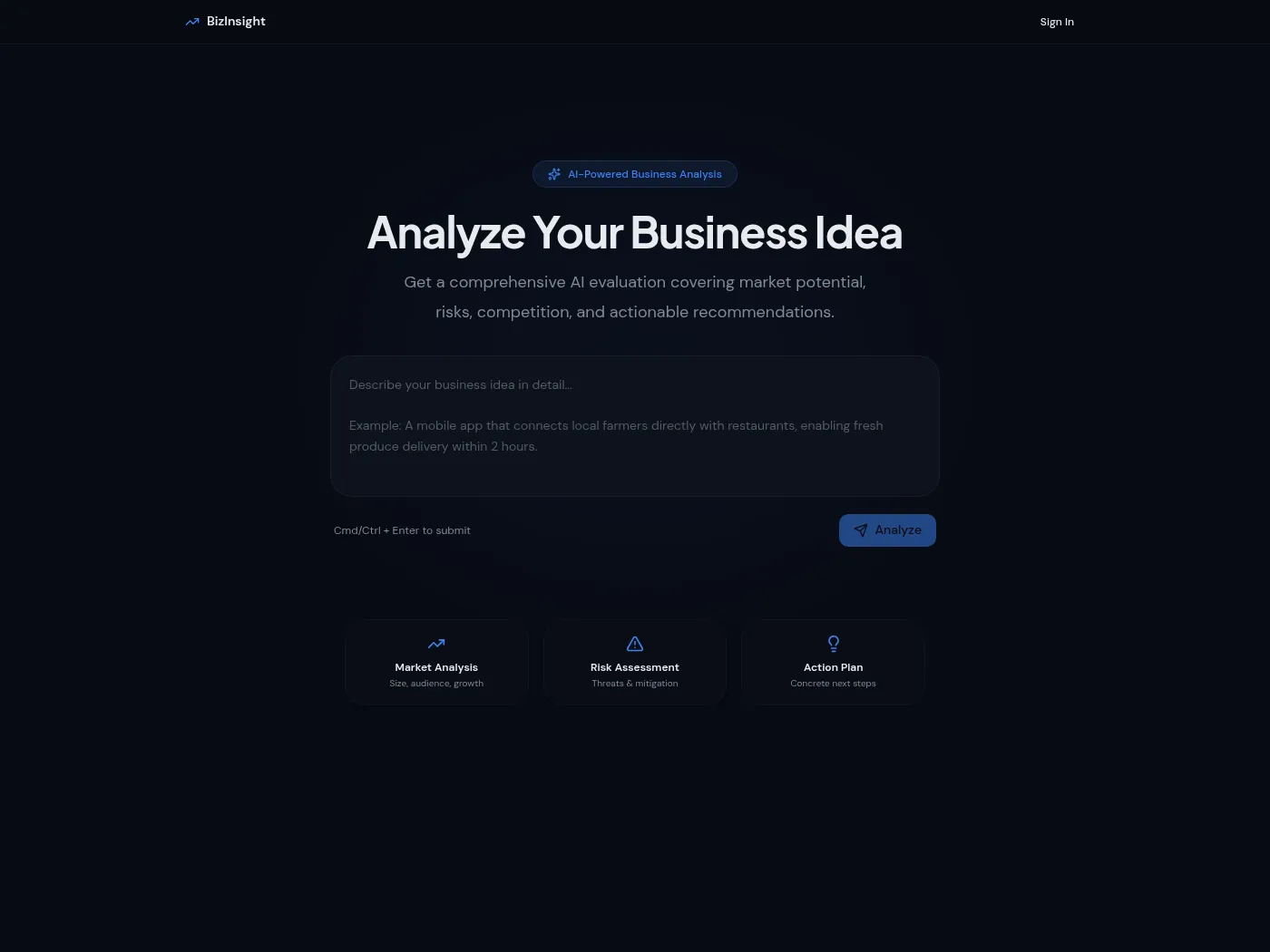 BizInsight Analyzer