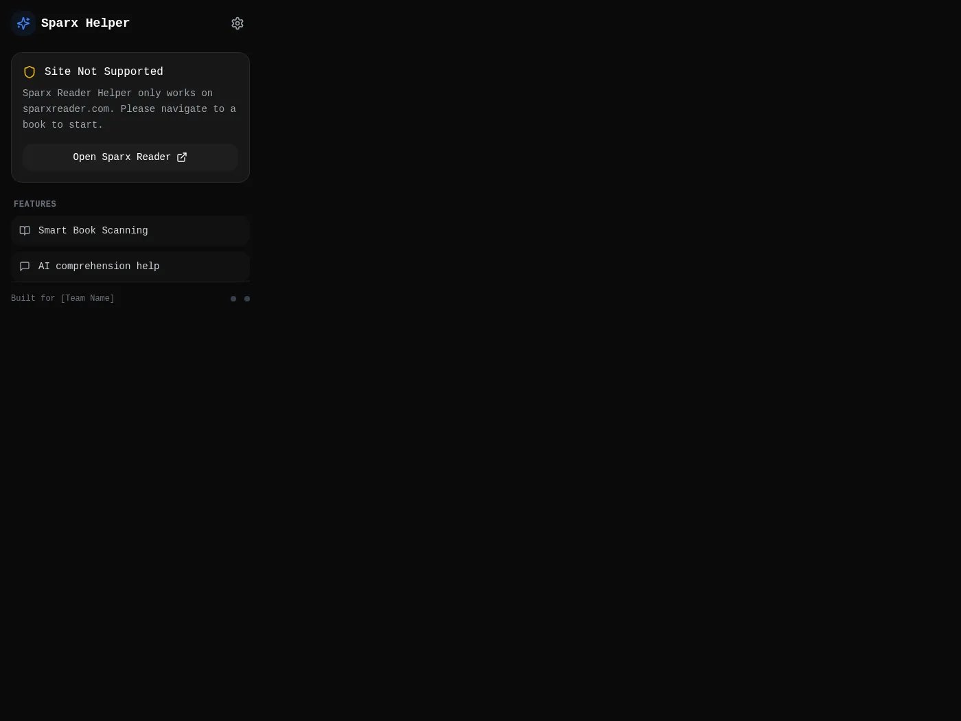 Sparx Reader Helper